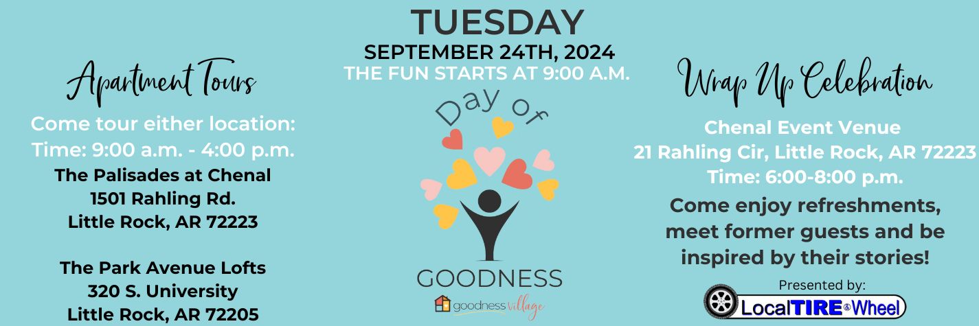 Announcing the First-Ever Day of Goodness Benefiting Goodness Village ...
